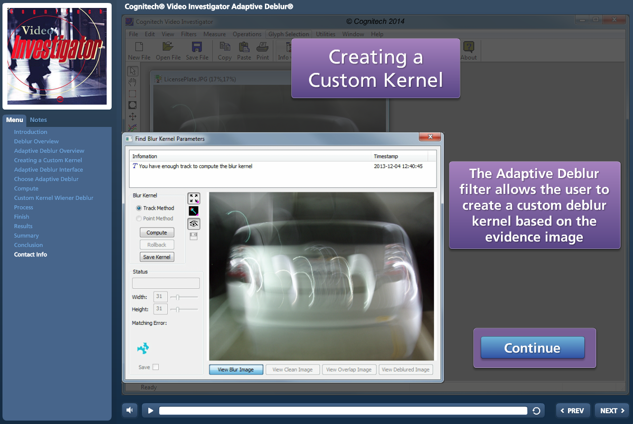 tut_cvi_adaptivedeblur2 - Cognitech